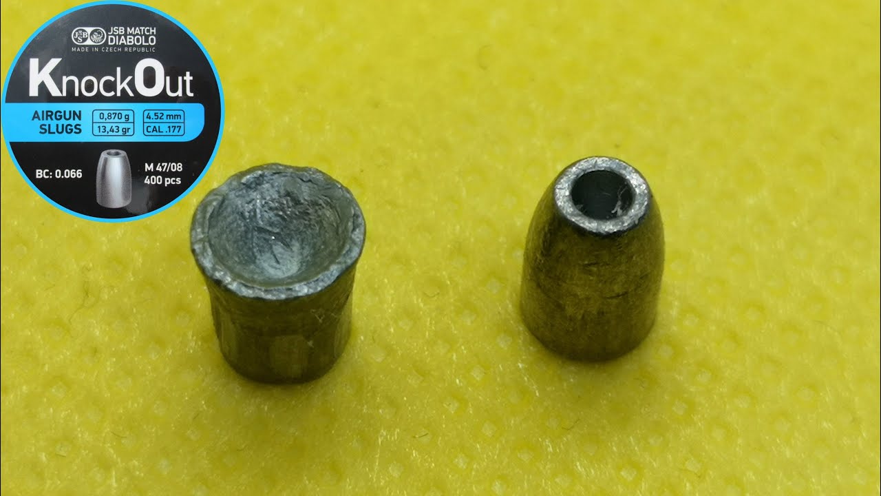 177 JSB Knockout Slugs A look at the new 177 slug from JSB - YouTube