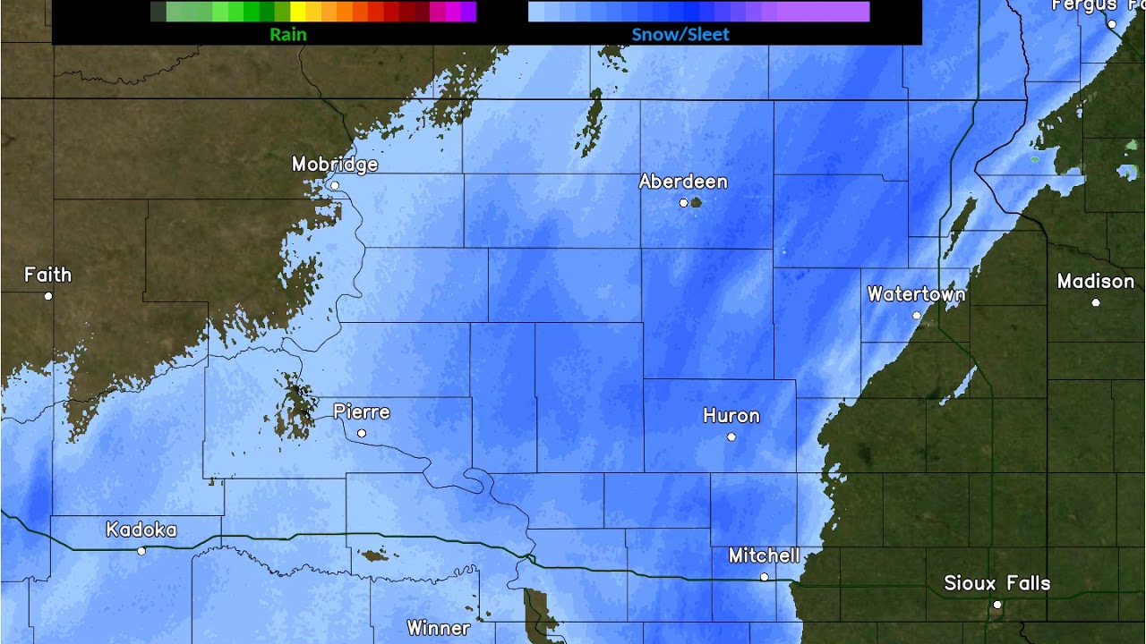 Radar P-Type Loop, December 23rd, 2020 350 am CST to 9:50 pm CST. - YouTube