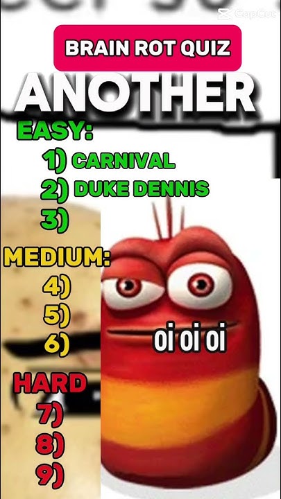 Brain rot quiz - YouTube
