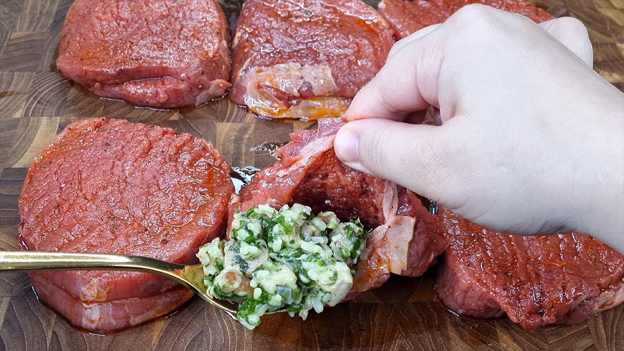 Irresistible receta de carne rellena! A tu familia le encantará! - YouTube