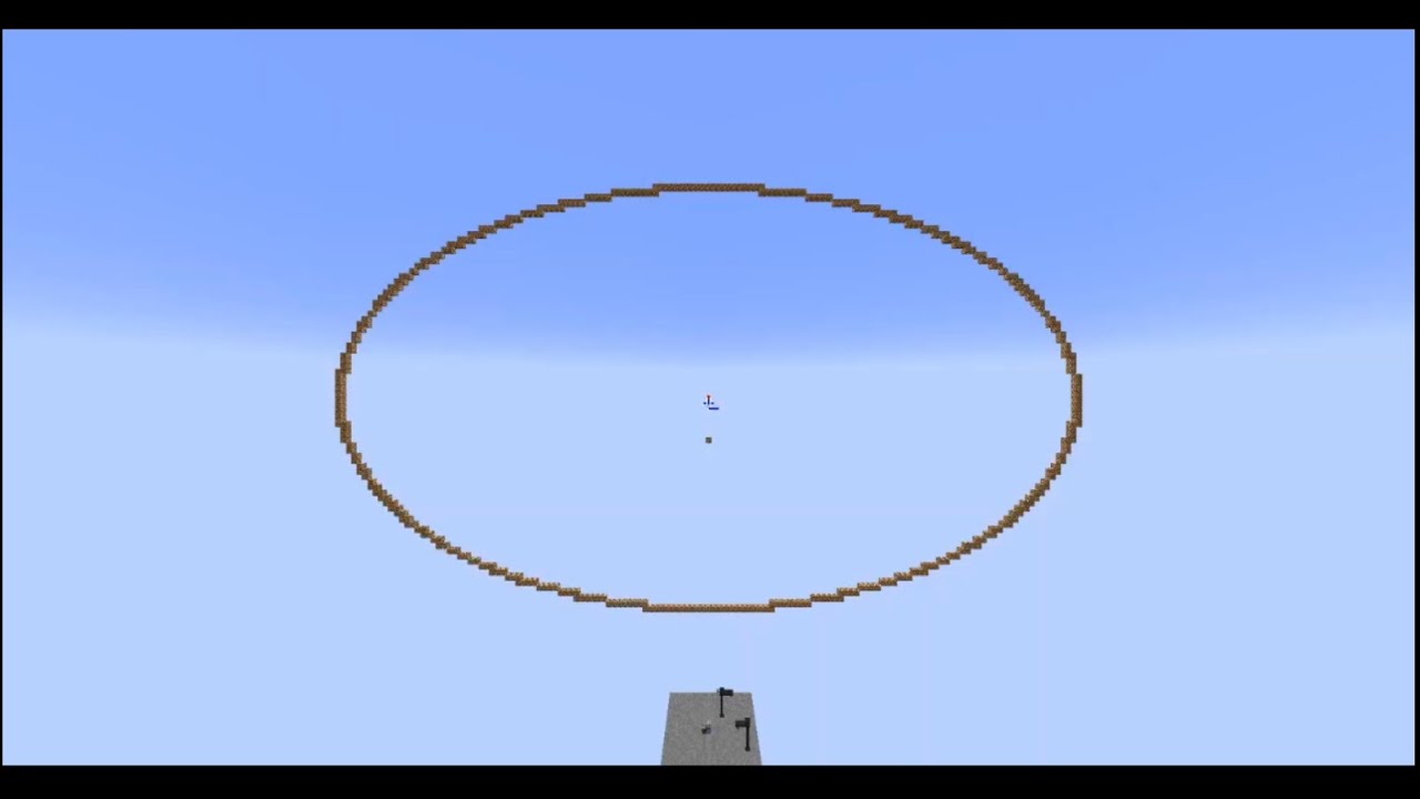 NEW & IMPROVED Minecraft Ellipse Generator (with trigonometry) - YouTube