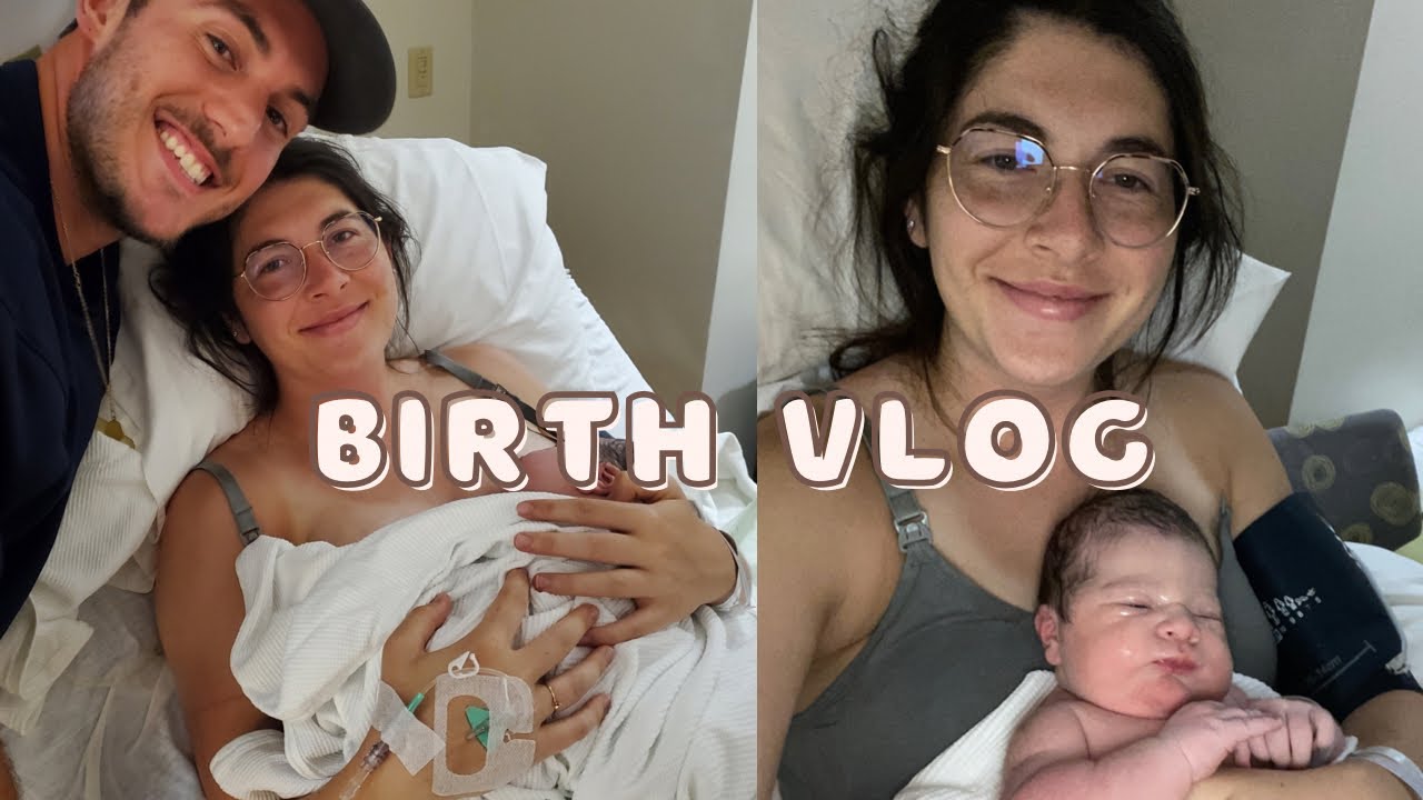 BIRTH VLOG: 24 hour labor, first time mom - YouTube