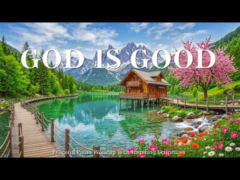 God Is Good: Piano Worship Music with Bible Verses & Beautiful Nature