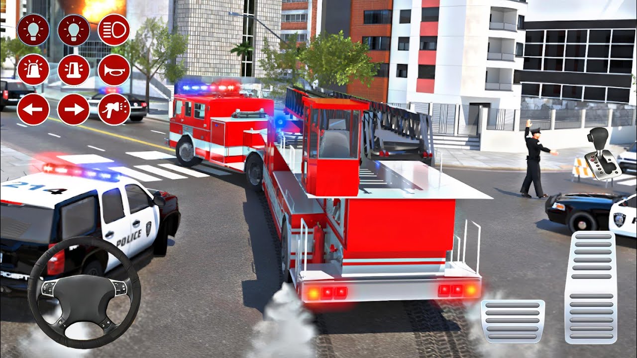 Fire Truck Simulator 2025 Fire Truck Driving Simulator " Ios & Android ...
