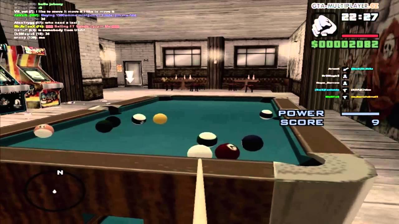 Gta SAMP - 8 Ball Pool - YouTube