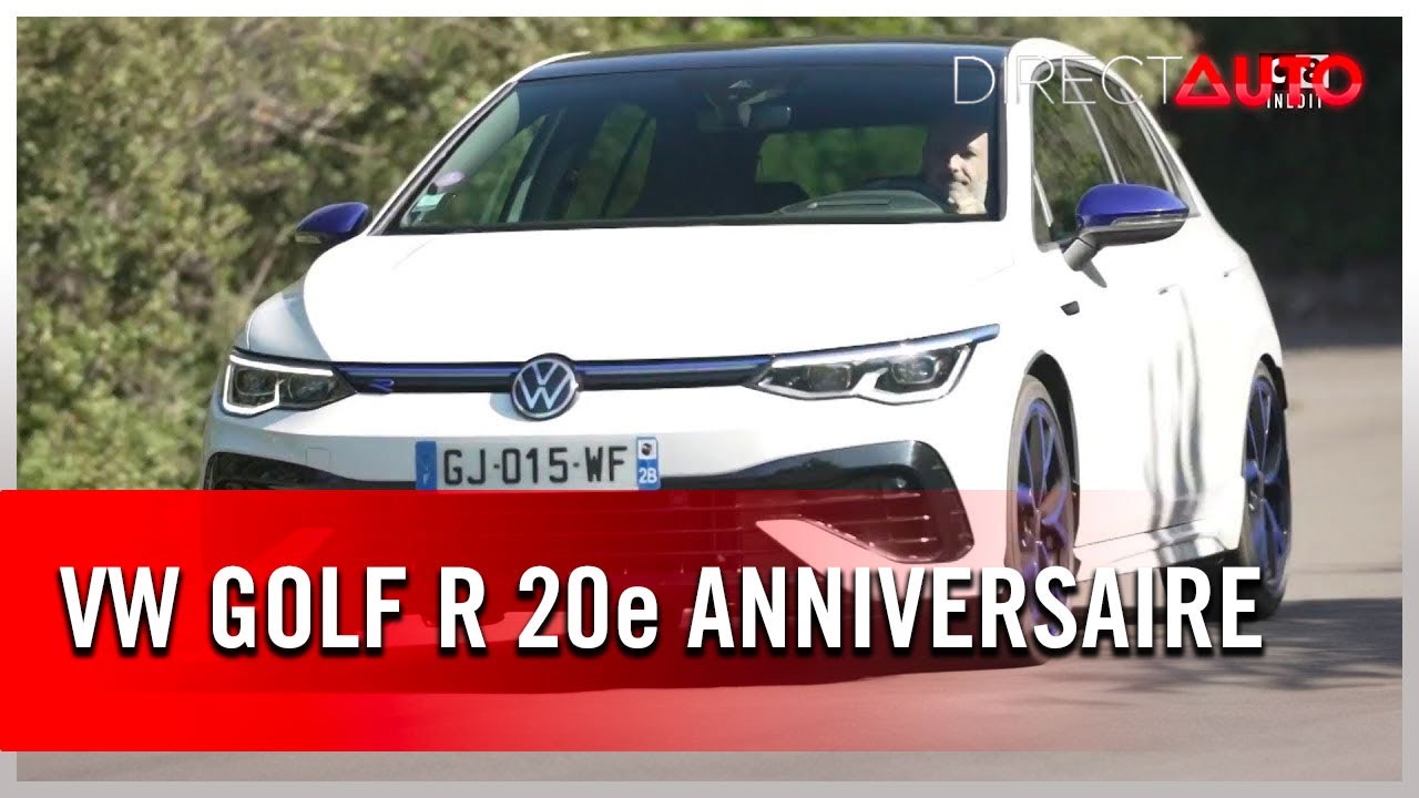 Zone Rouge - VW Golf R 20e anniversaire : toujours aussi racée ! - YouTube