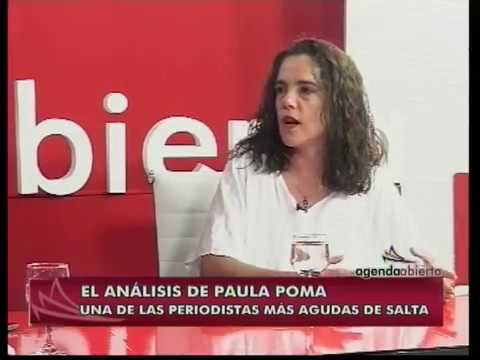 Paula Poma, periodista, en Agenda Abierta - YouTube
