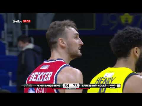 Maç Özeti:Fenerbahçe Beko - Bahçeşehir Koleji 18.Hafta Maç Özeti