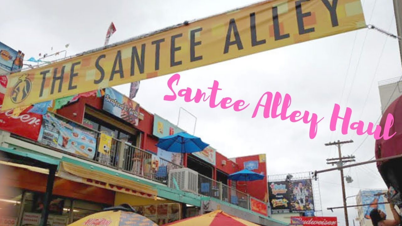 Santee Alley Haul - YouTube