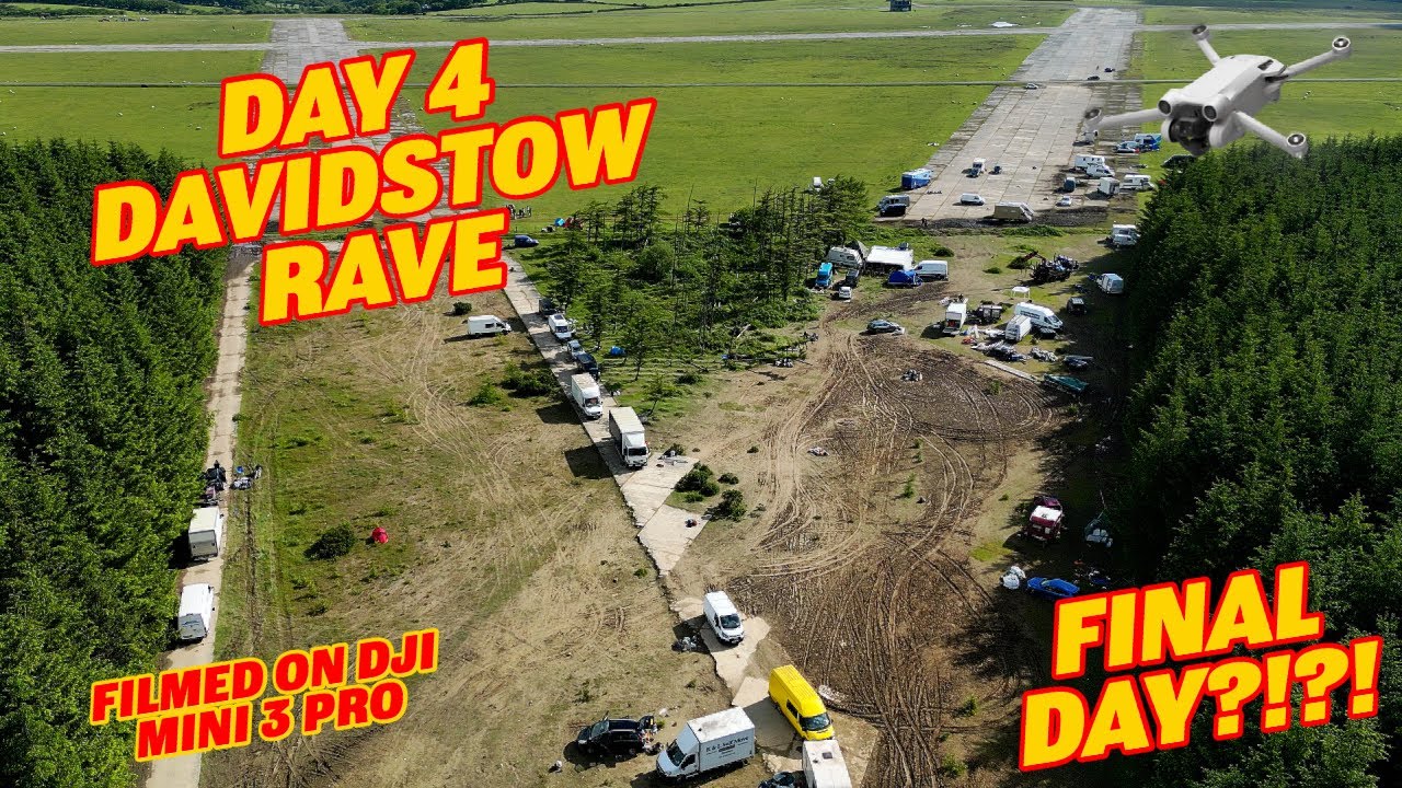 DAY 4 of ILLEGAL RAVE. Davidstow Airfield, Cornwall. Still here ...