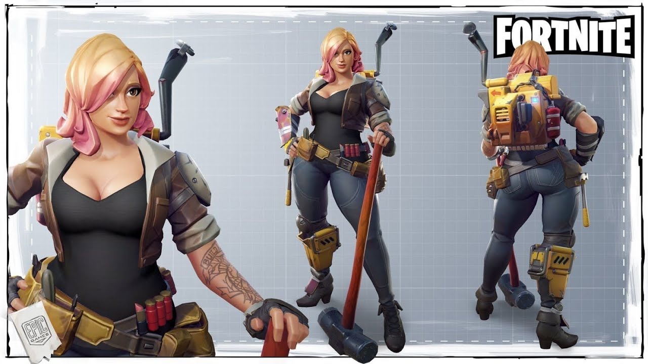 Fortnite Hero Loadout Tank Penny The Fat Bottomed Girl (Maniac Original ...