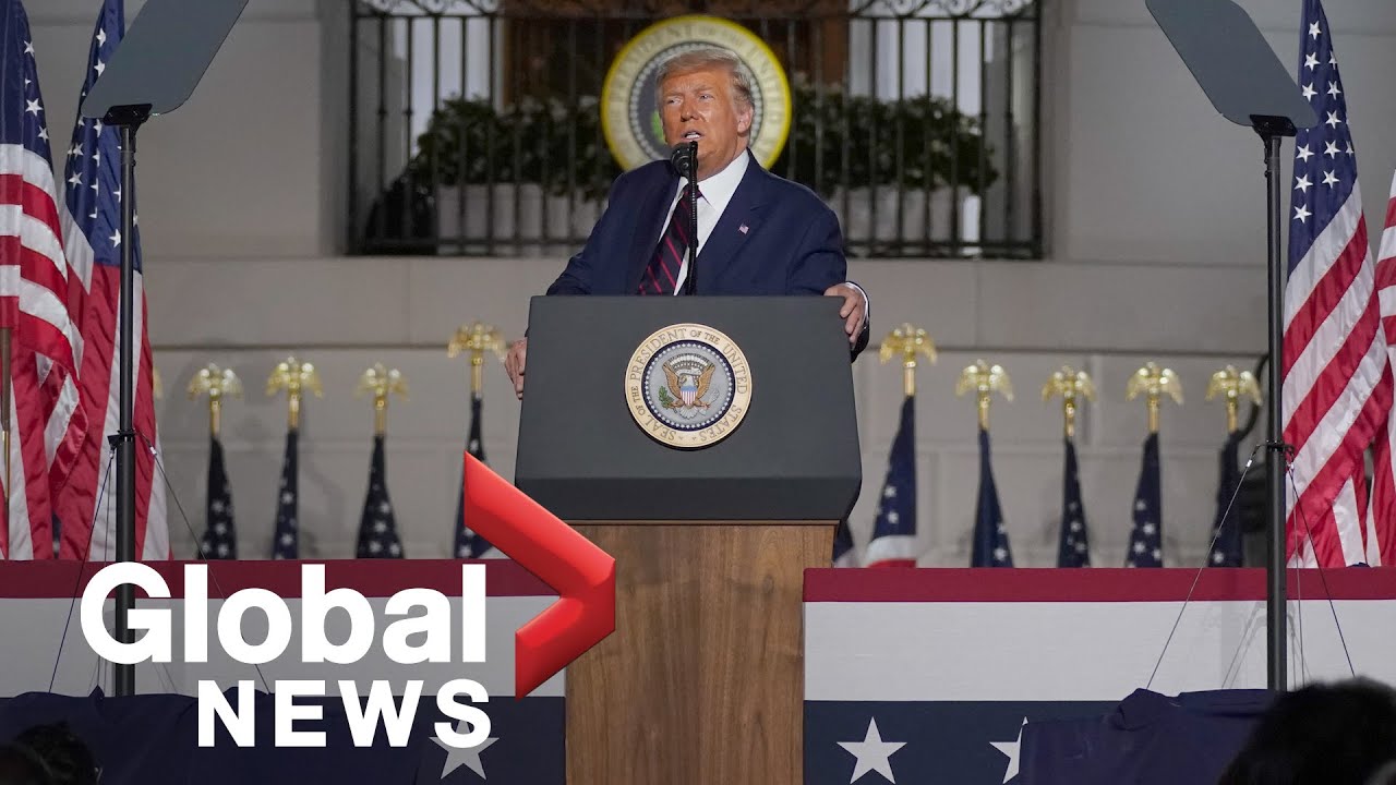 Donald Trump accepts GOP nomination for president at the White House ...