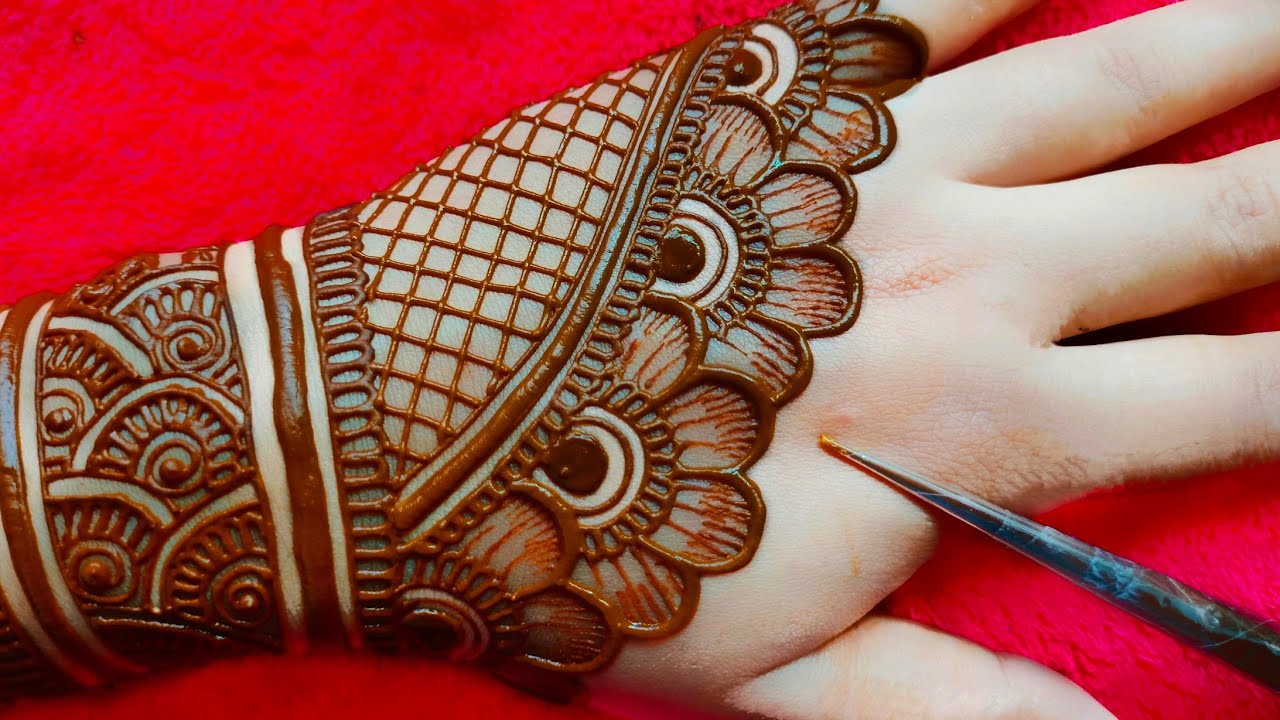 New Simple Stylish fronthand mehndi design | simple mehndi design ...