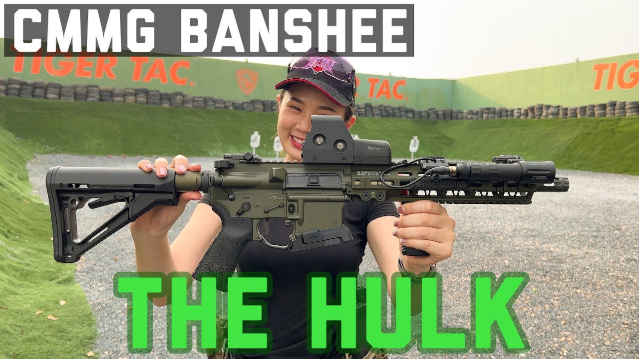 Lady Sharpshooter EP.42 | Cmmg Banshee MK4 9mm - แต่งสไตล์ทูโทน - YouTube