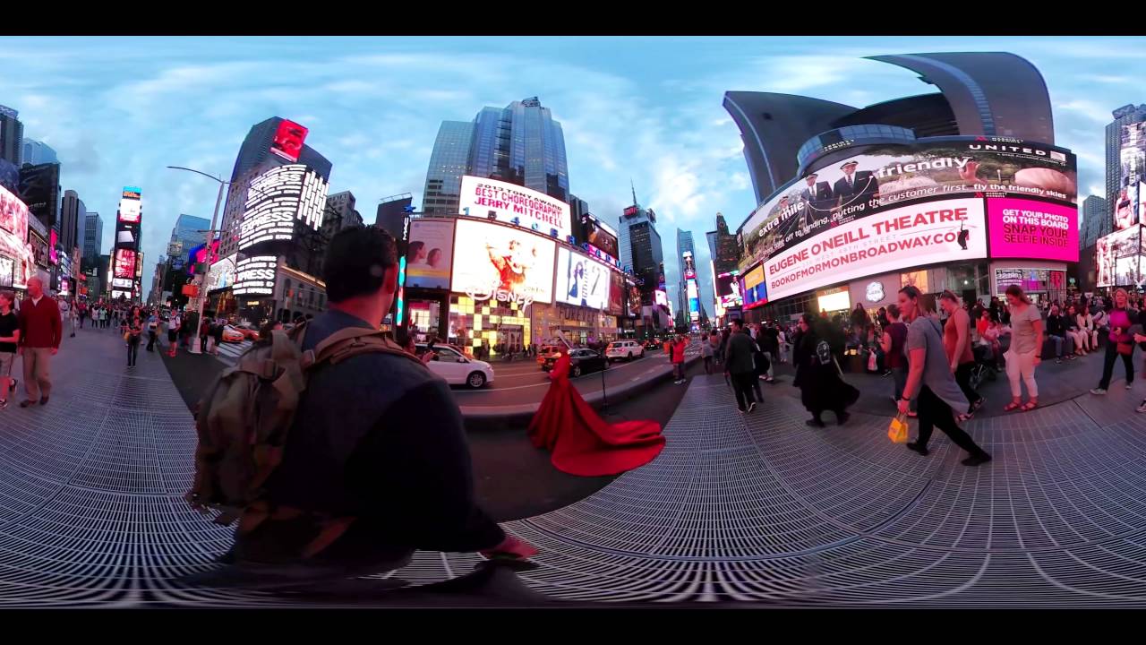 A Tour of Times Square in VR - Samsung 360 motion test - YouTube