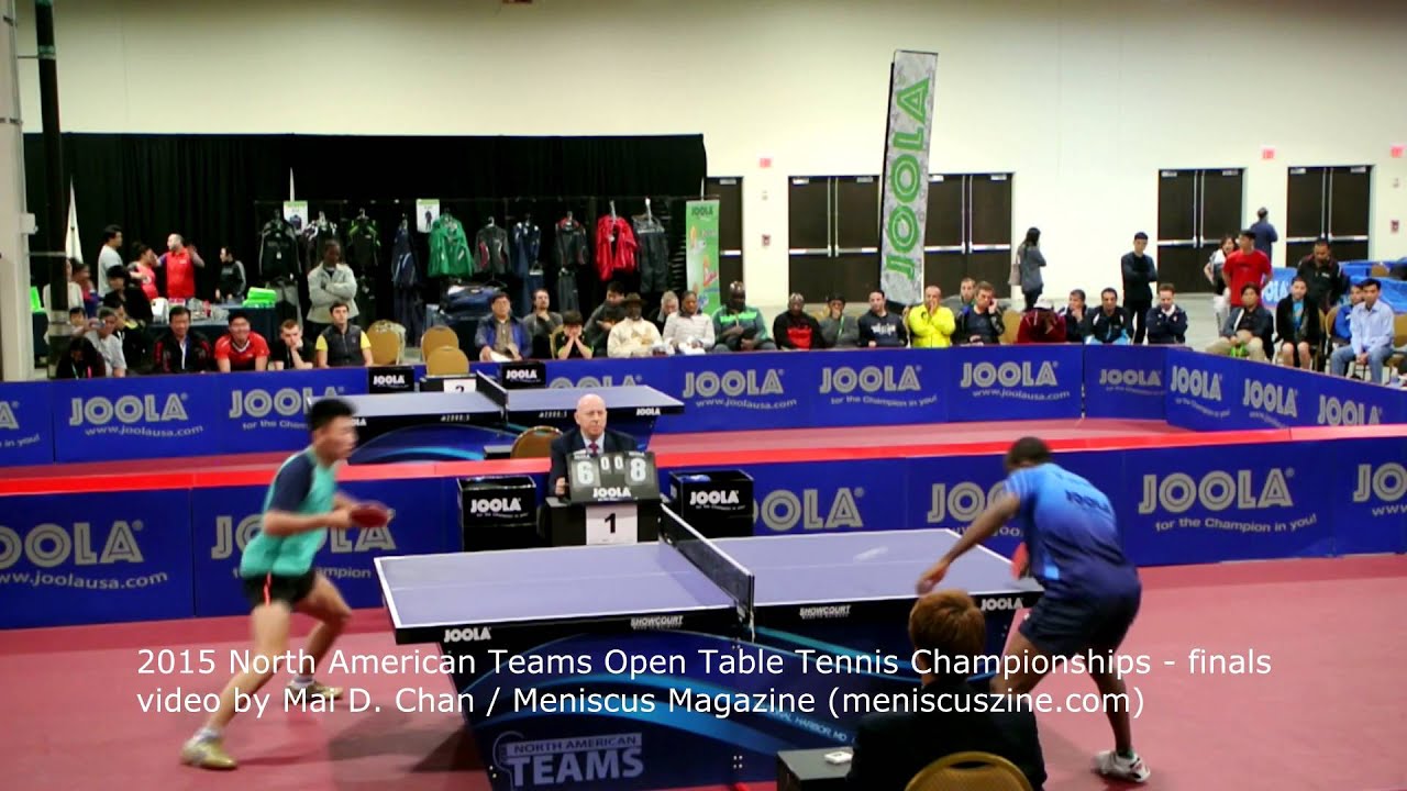 2015 North American Teams Open Table Tennis Championships finals ...