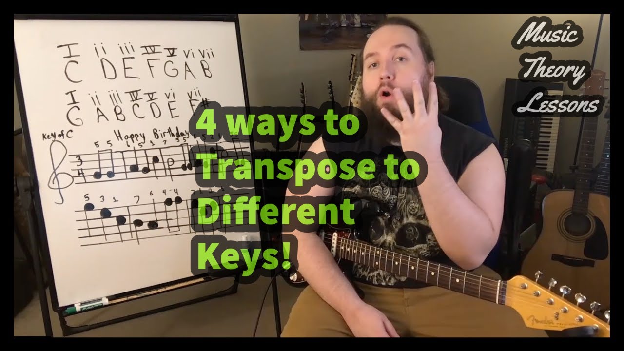 4 Ways to Transpose to Different Keys! - YouTube