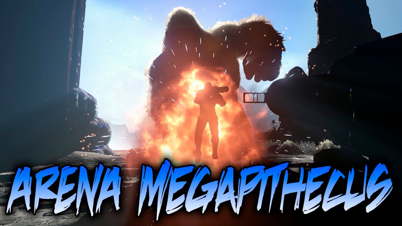 A POR EL MEGAPITHECUS GIGANTE EN ARENA DE NIEVE! | ARK SURVIVAL EVOLVED ...