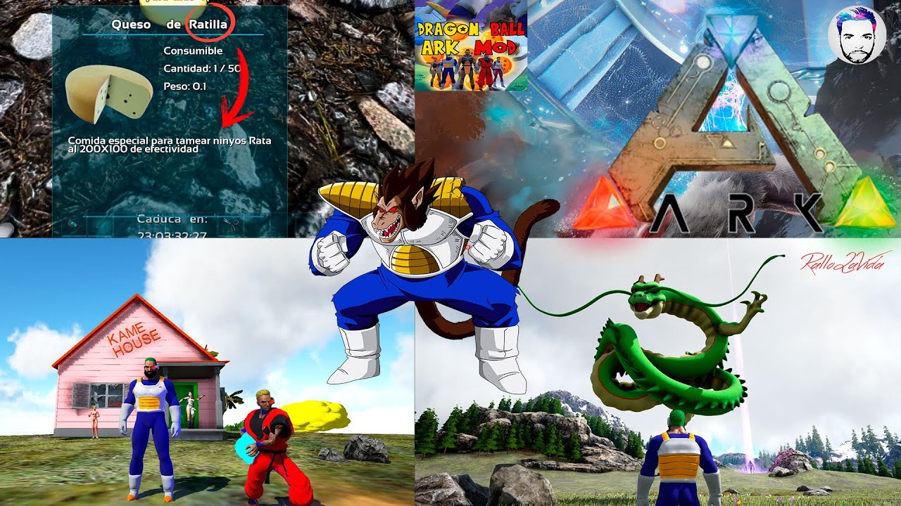 ARK DRAGON BALL TODOS LOS MODS - YouTube