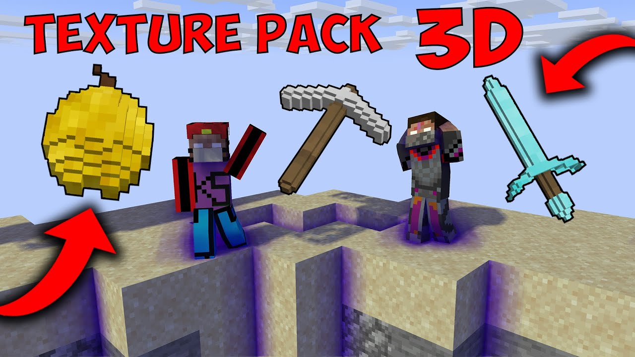 Najlepszy TEXTURE PACK 3D na Bed Wars - YouTube