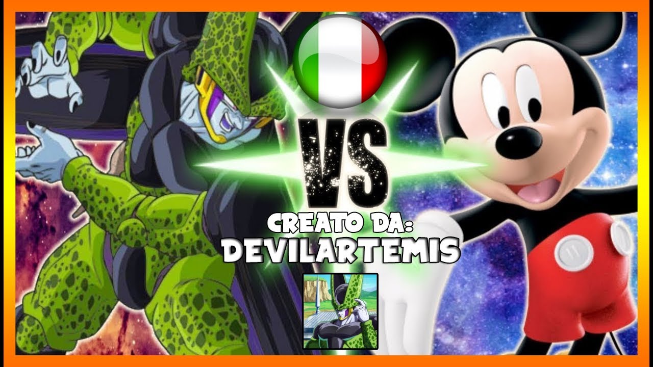 Dragon Ball Z Abridged: Perfect Cell Vs Topolino | DEVILARTEMIS ...