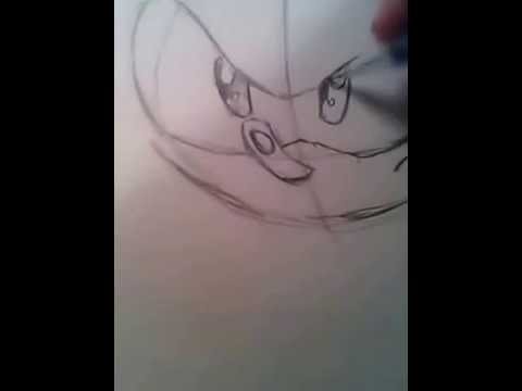 How to draw sonic from sonic CD - (1993) - (Part 1 - Drawing) - YouTube