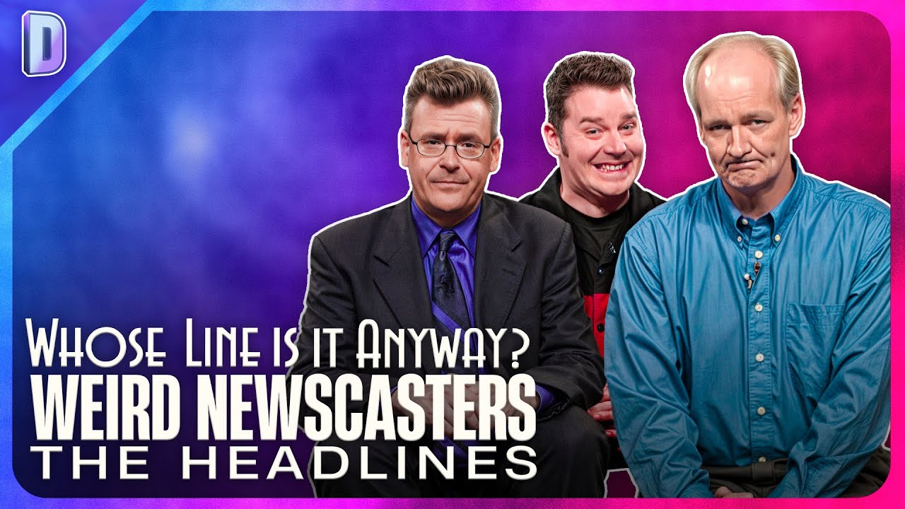 Weird Newscasters: The Headlines | Whose Line Is It Anyway? - YouTube