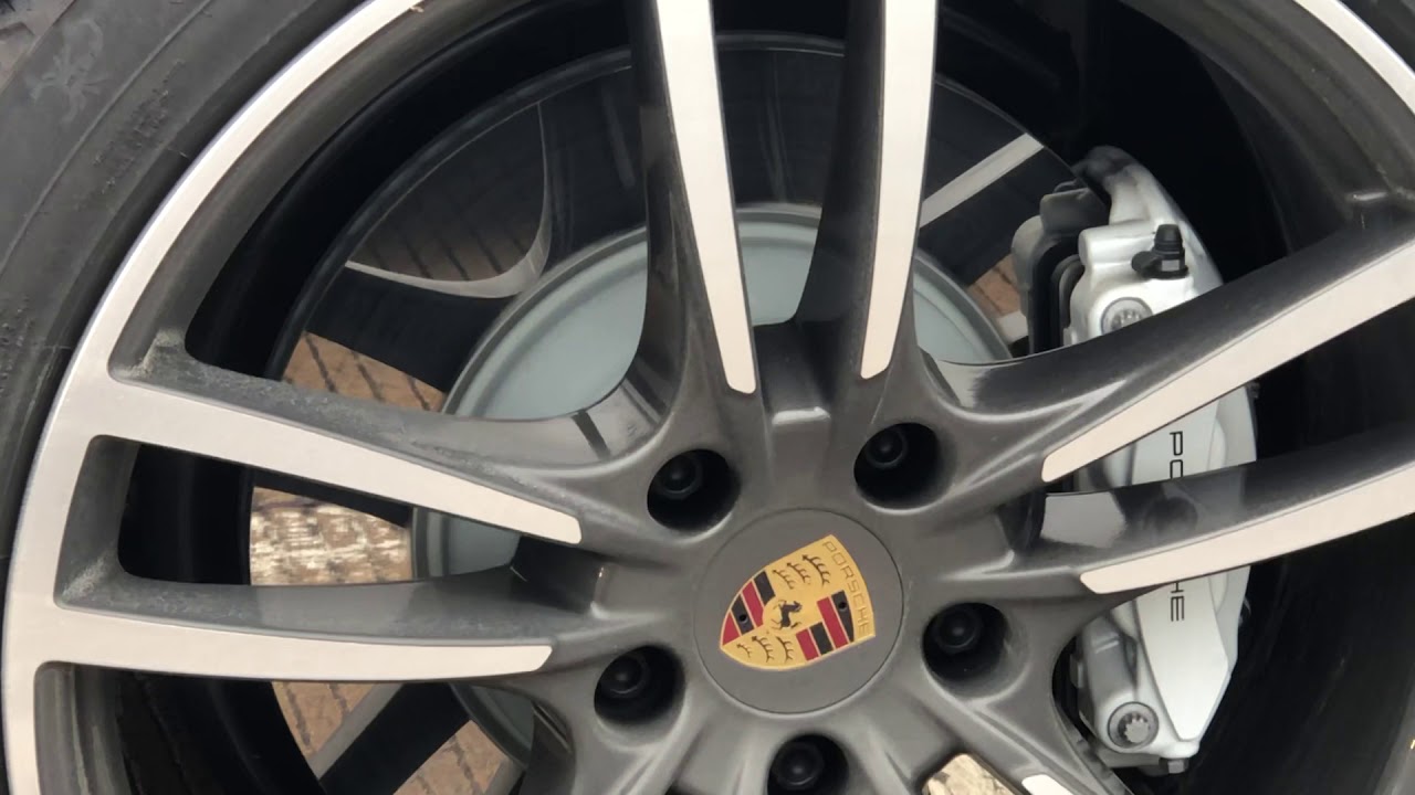 Check Out The Mirror Coating on the new 2019 Porsche Brakes - YouTube