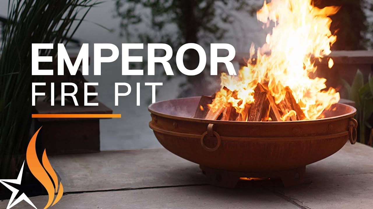 The Emperor Fire Pit by Fire Pit Art - YouTube