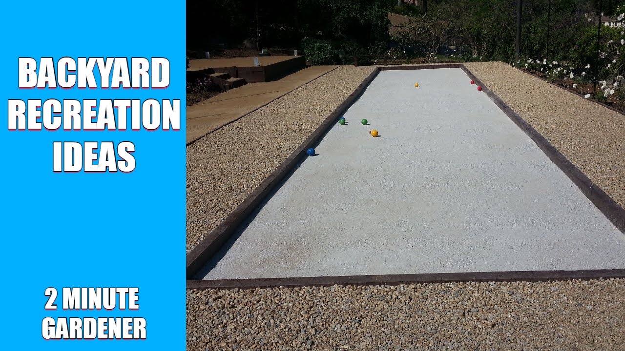 Backyard Recreation Ideas - YouTube
