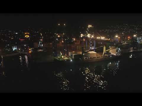 4K VIDEO PORT OF AMBON AT NIGHT - PELABUHAN KECIL - YouTube