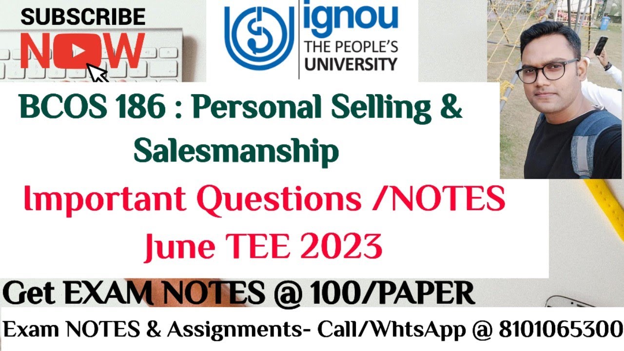 IGNOU : BCOM : BCOS 186 : IMPORTANT QUESTIONS & ANSWERS (NOTES) FOR ...
