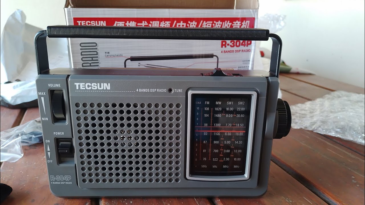 Unboxing Rádio Tecsun R304 P - YouTube