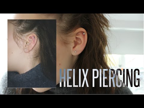 Getting a helix piercing! - YouTube