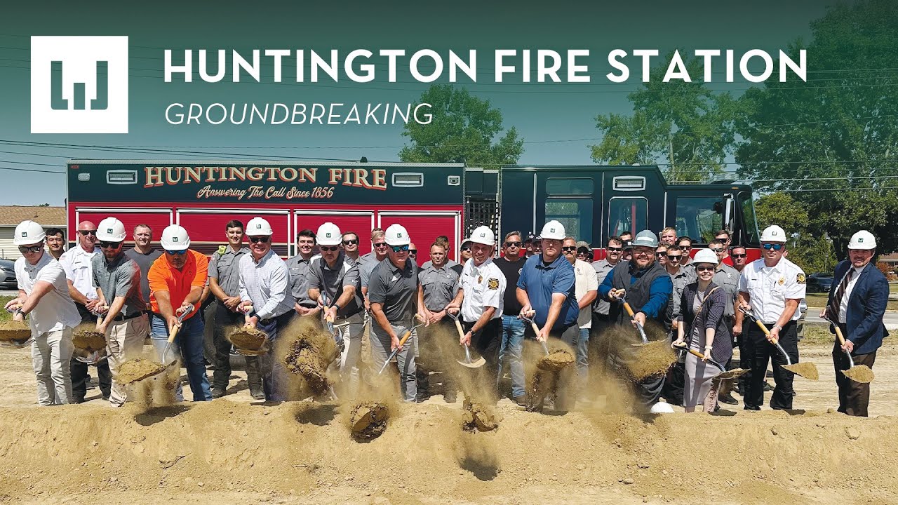 Huntington Fire Station - Groundbreaking - YouTube