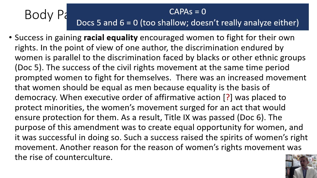 Practice DBQ Grading - YouTube