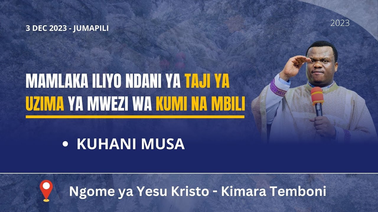 [3.12. 2023] MAMLAKA ILIYO NDANI YA TAJI YA UZIMA YA MWEZI WA KUMI NA ...