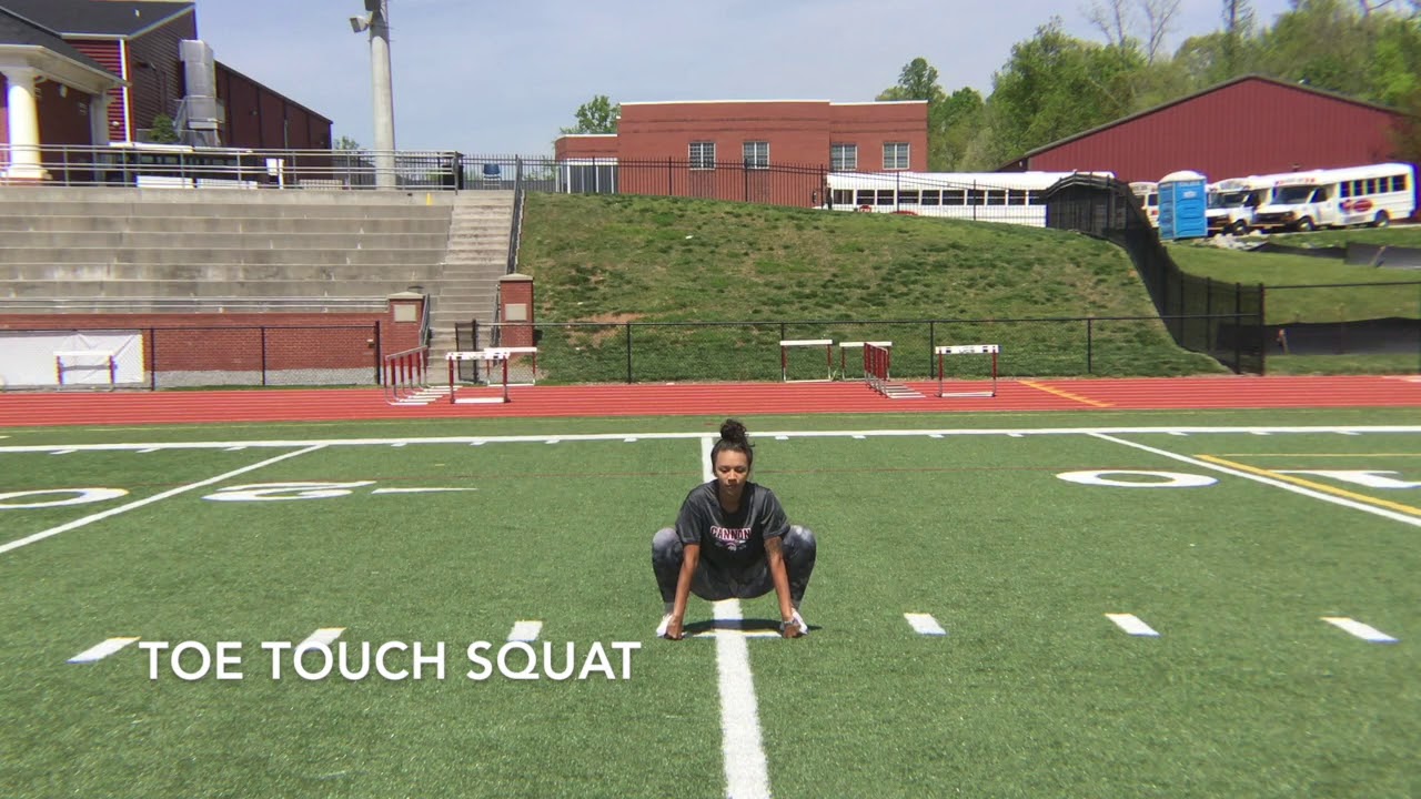 Toe Touch Squat - YouTube