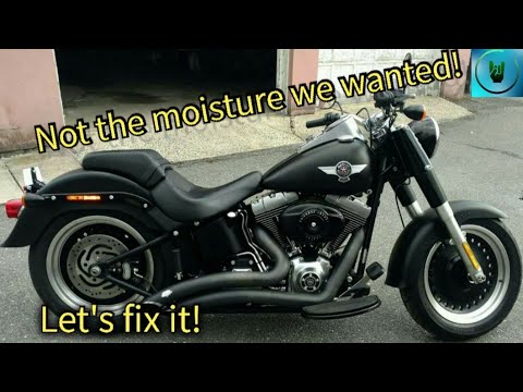 Harley Fatboy Speedometer moisture fix. - YouTube
