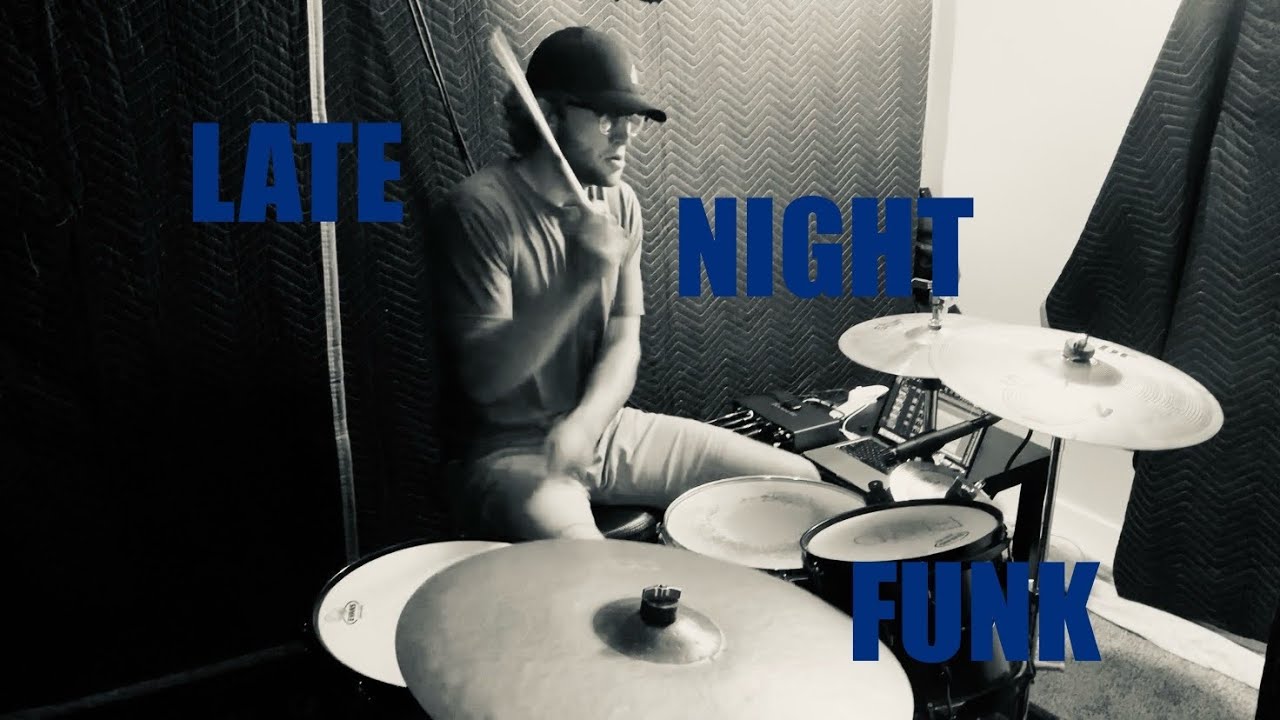 LATE NIGHT FUNK (DRUM COVER) X @drumlessbackingtracks - YouTube