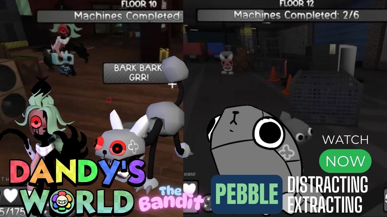 Distracting And Extracting As Pebble! Dandy's World - YouTube