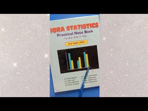 Bsc Part 1 | Solved Practicals #14 to 24 | Section II | Statistics # ...