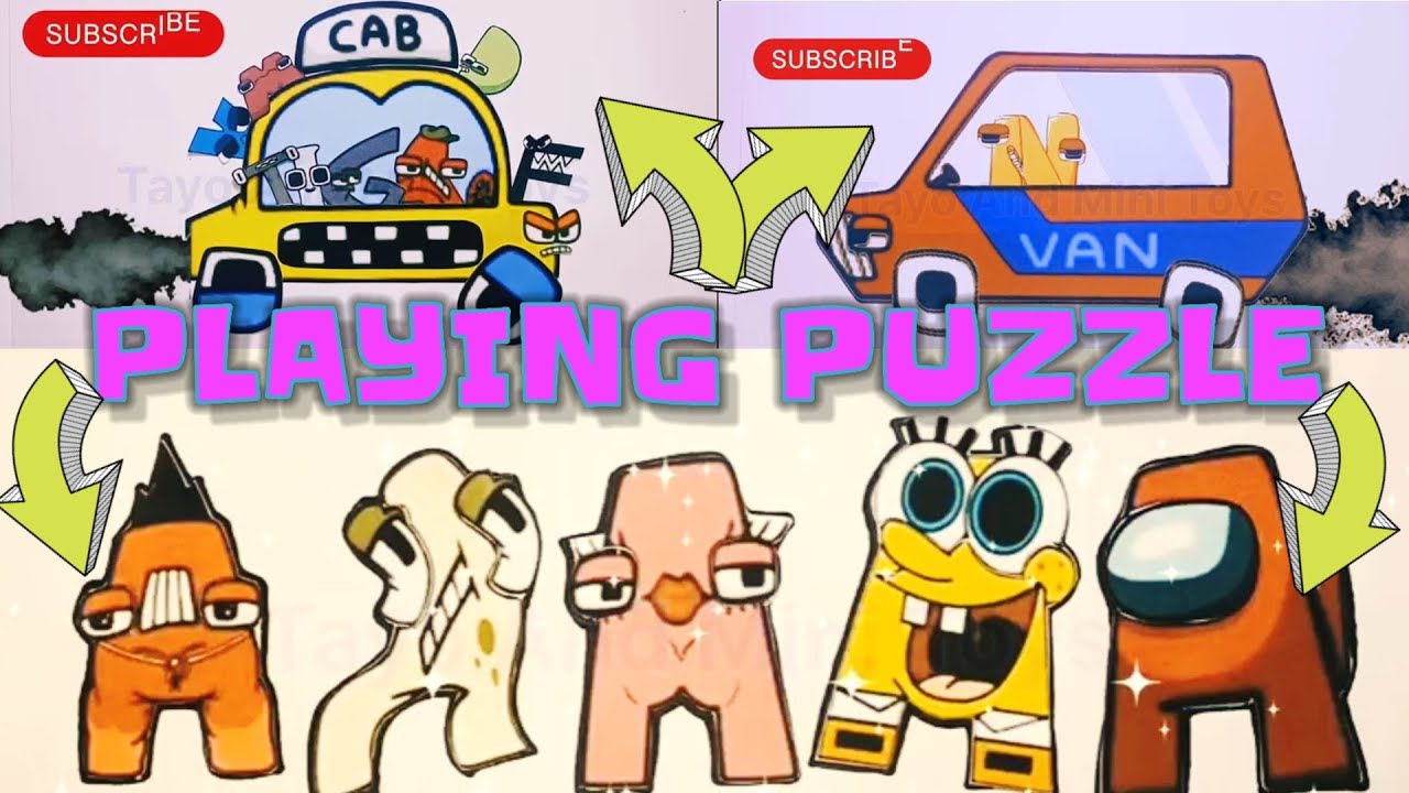 Playing Puzzle Alphabet Lore #alphabetlore #puzzle #fun - YouTube