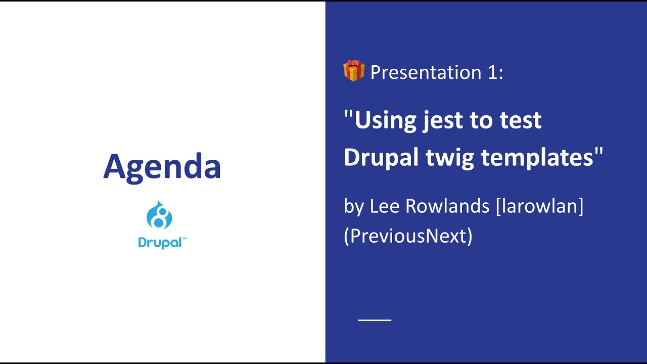 Using jest to test Drupal twig templates by Lee Rowlands [Drupal ...