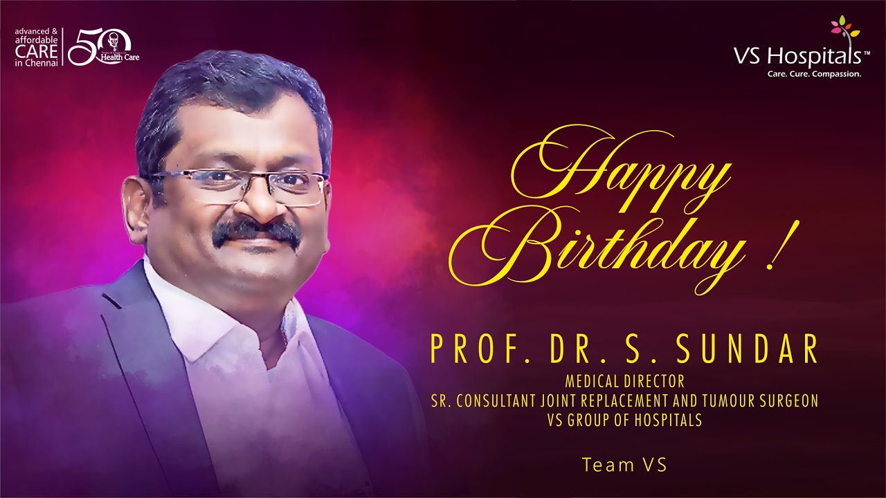 Team VS wishes Prof. Dr. S. Sundar, a very Happy birthday! - YouTube