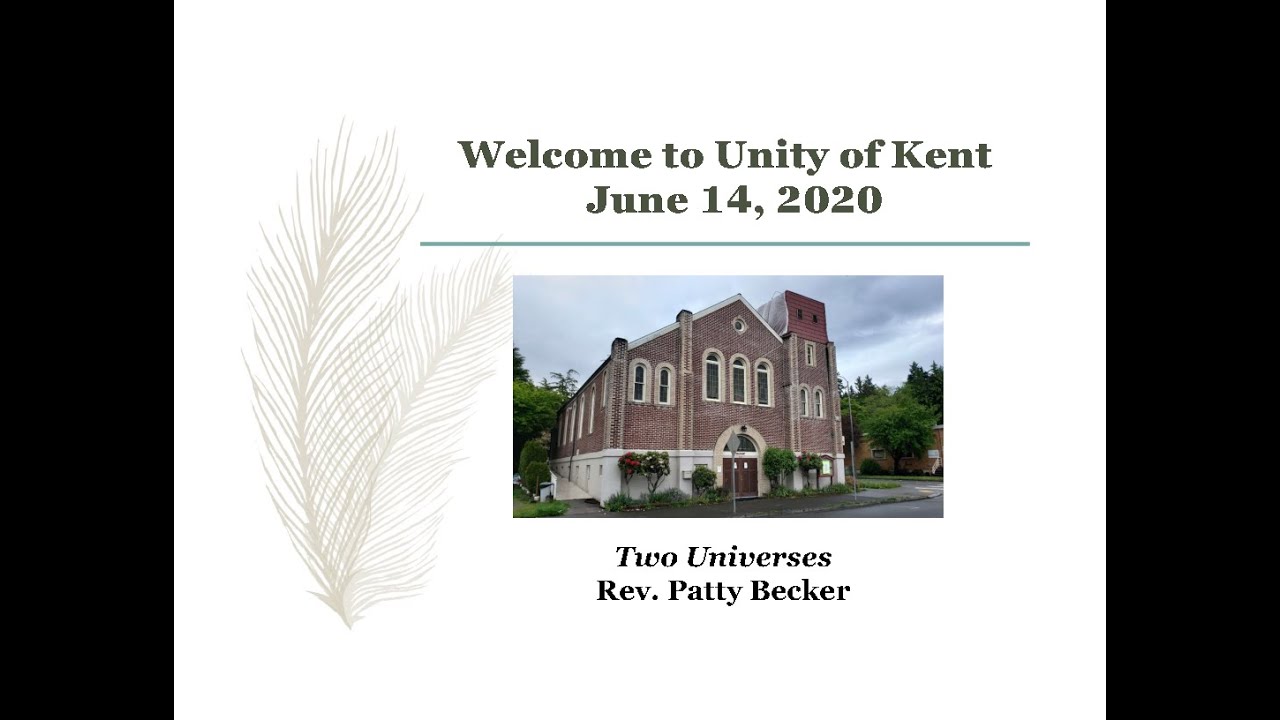 Unity of Kent Sunday June 14, 2020 - YouTube