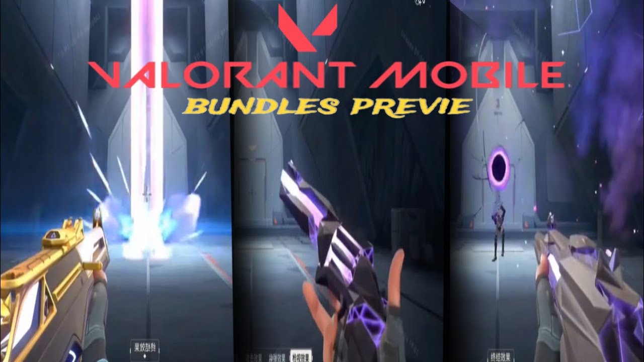 Valorant Mobile Bundles Preview – Skins & Cosmetics! - YouTube