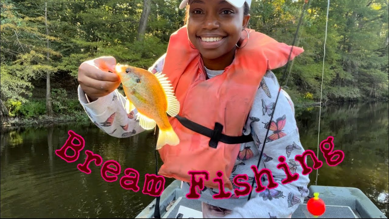 BREAM FISHING GEORGIA LAKE FOR THE FIRST TIME!! - YouTube