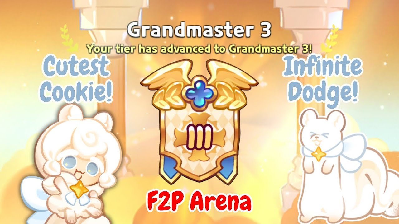 I used Cream Ferret Cookie as a F2P to carry me to GRANDMASTER arena 😭🌠 ...