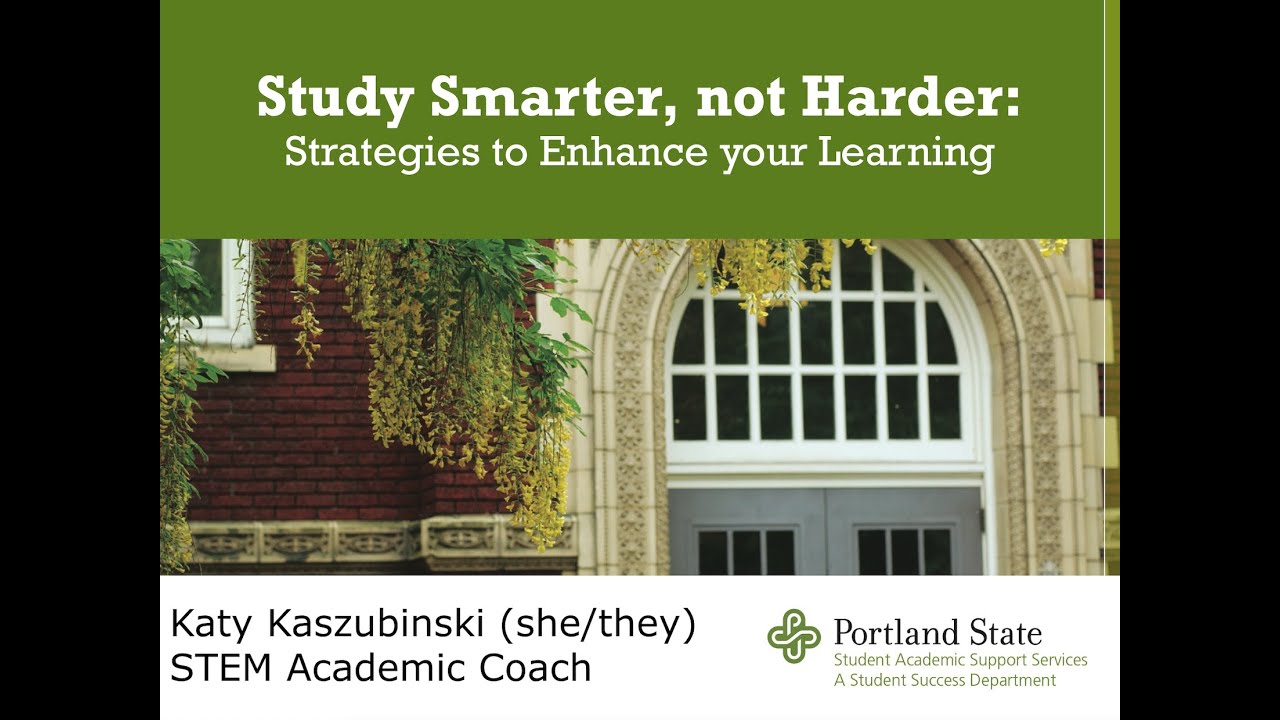 Study Smarter, Not Harder: Effective Study Techniques - YouTube